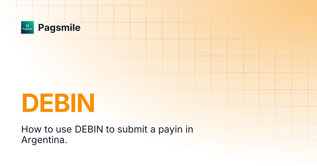 DEBIN | Pagsmile